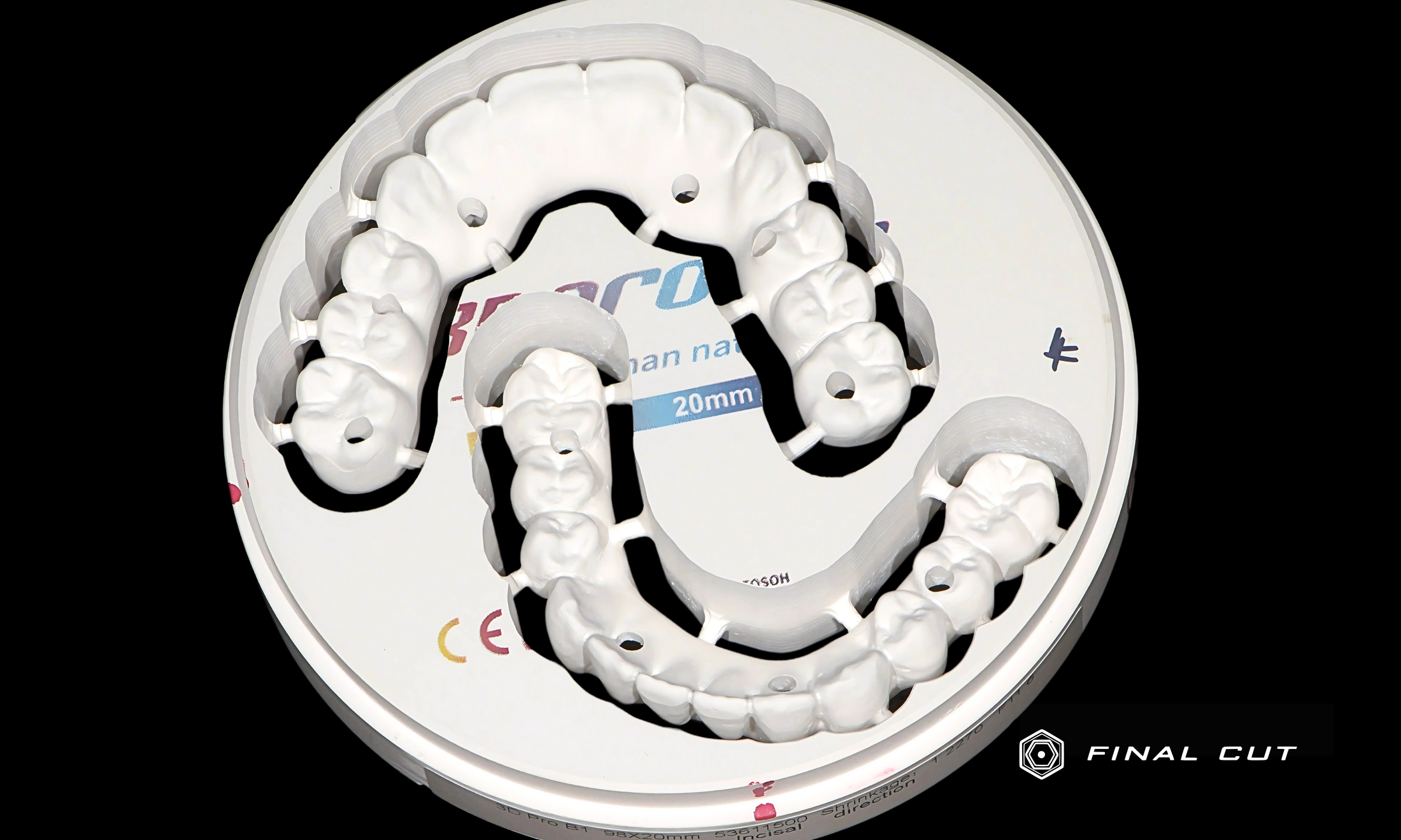 Zirconia Hybrid Full Arch - Milling Service – FinalCut™ Dental Milling ...
