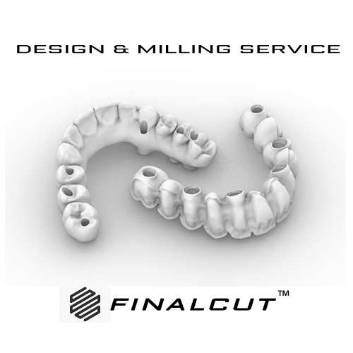 Zirconia Hybrid Full Arch - Design & Milling Service *new* - FinalCut™
